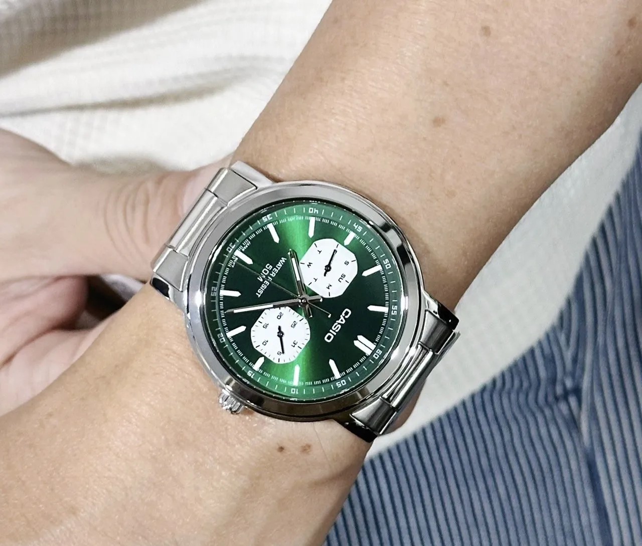 خرید ساعت کاسیو مردانه مدل MTP-E335D-3EVDF با بهترین قیمت